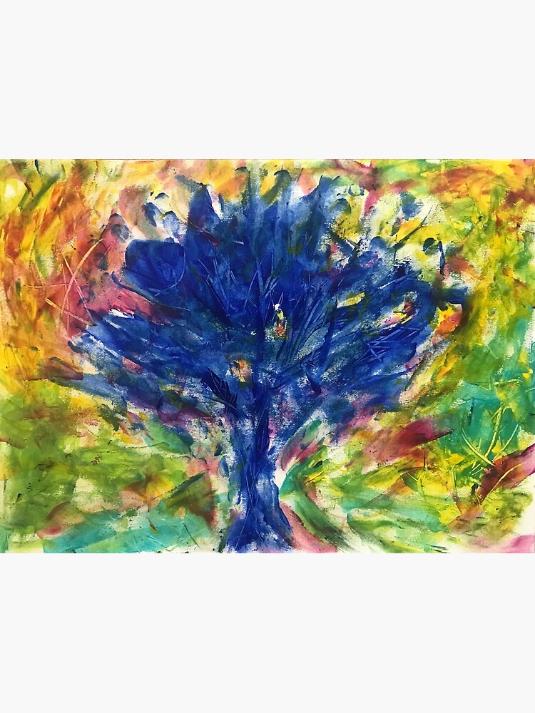"The Blue Tree" Poster by kimsavantart | Redbubble