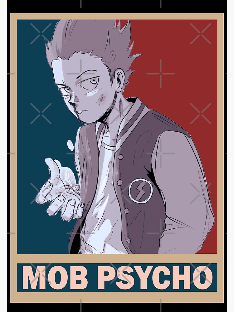 "Sho Suzuki Mob Psycho 100 Mobu Saiko Hyaku Vintage Vector Anime Design ...