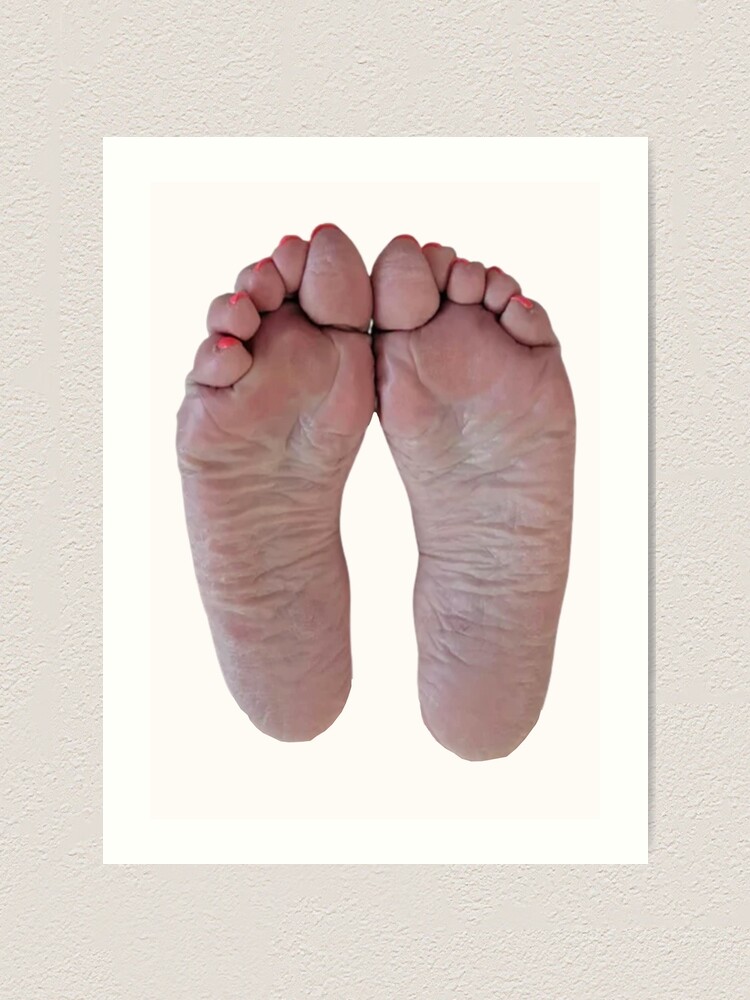 "Wrinkled Feet" Art Print for Sale by Murray-Mint | Redbubble