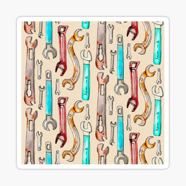 "Tools of the Trade - Rusty Wrenches " Sticker for Sale by ...