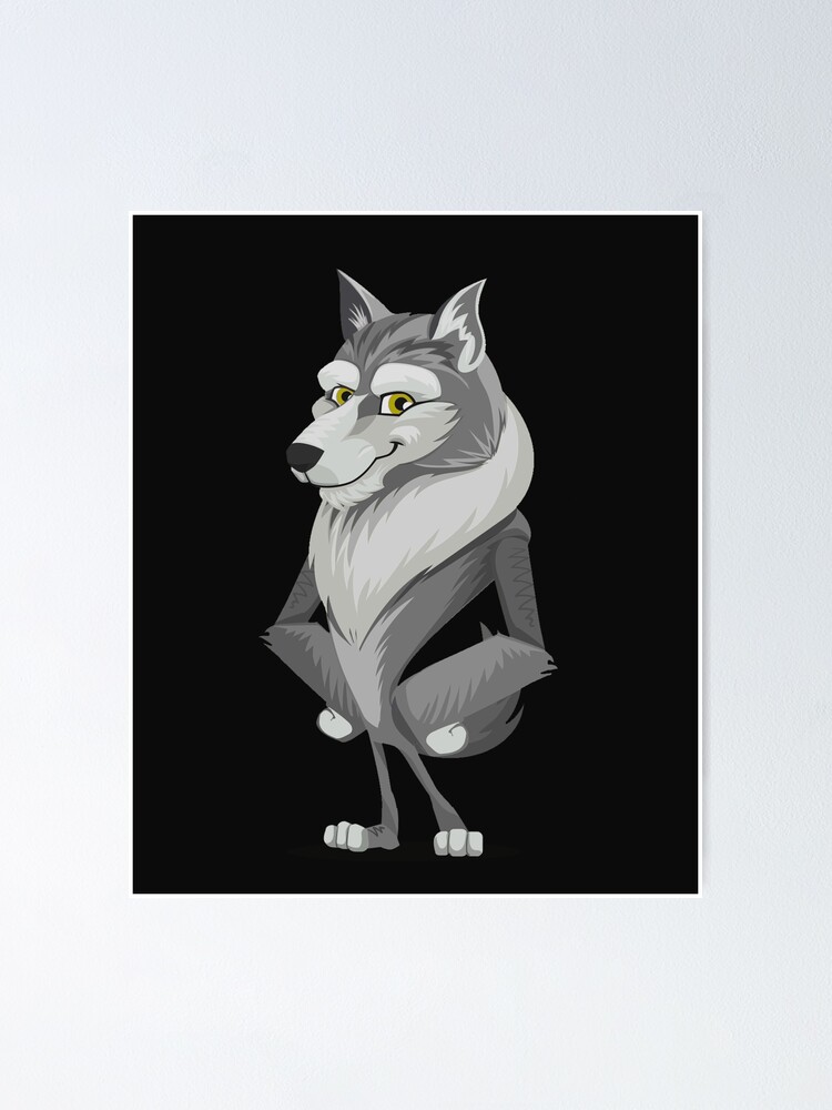 "Grey Wolf Like Me" Poster for Sale by SalamPlanet | Redbubble