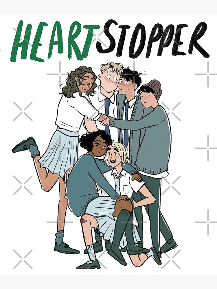 "heartstopper" Poster for Sale by nonahorn | Redbubble