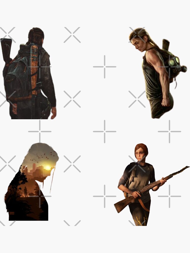 "Tlou Characters - The Last Of Us 2 Art Design" Sticker for Sale by ...