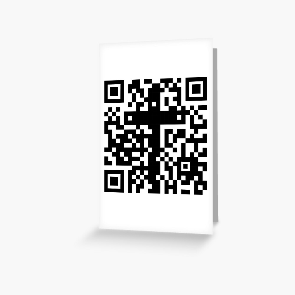"Jesus Christ cross QR code" Greeting Card for Sale by ondrejsalanci ...