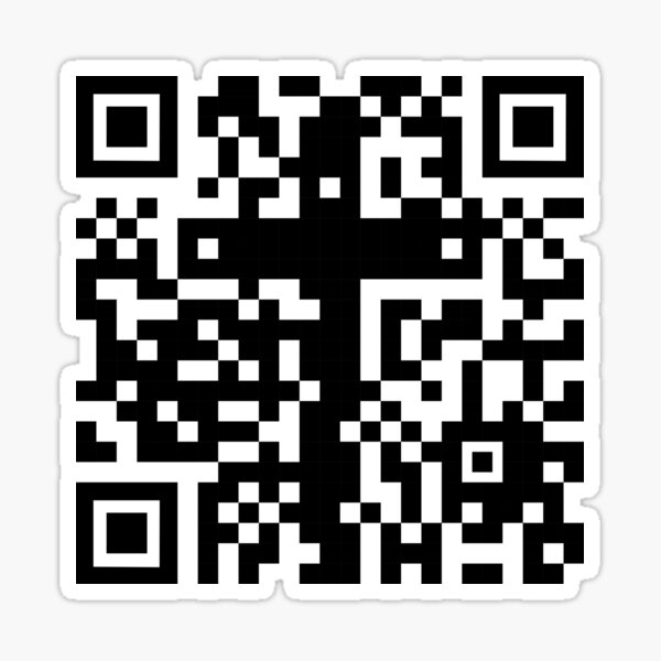 "Jesus Christ cross QR code" Sticker for Sale by ondrejsalanci | Redbubble