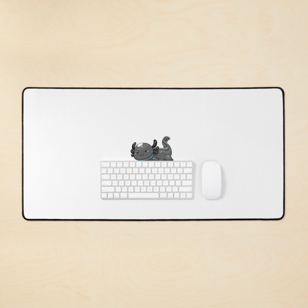 Alfombrilla de ratón «Minecraft Cute Black Axolotl, Axolotl Drawing ...