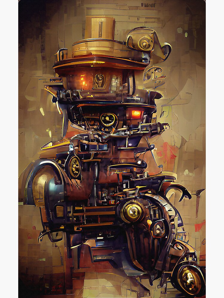 "Machine - Fantasy Art" Sticker for Sale by TigerMeow | Redbubble