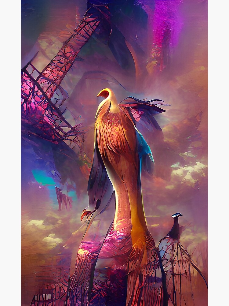 "Tall Bird" Poster for Sale by Sabihamls | Redbubble