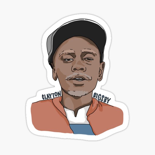 "Clayton Bigsby Chappelle character illustration " Sticker for Sale by ...