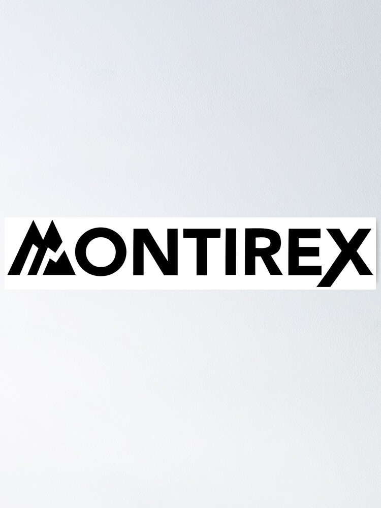 "Montirex Essential Logo Black" Poster for Sale by Airplane-mode ...