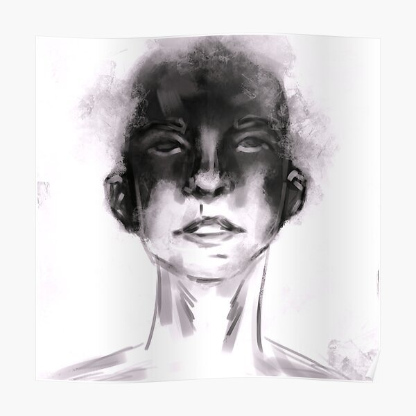 "mindful face" Poster for Sale by LeeTulpa | Redbubble