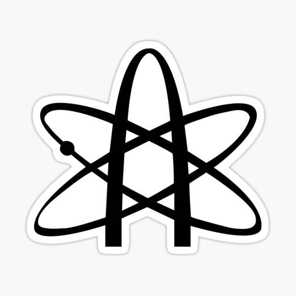 "Atheist symbol " Sticker for Sale by CozenShades | Redbubble