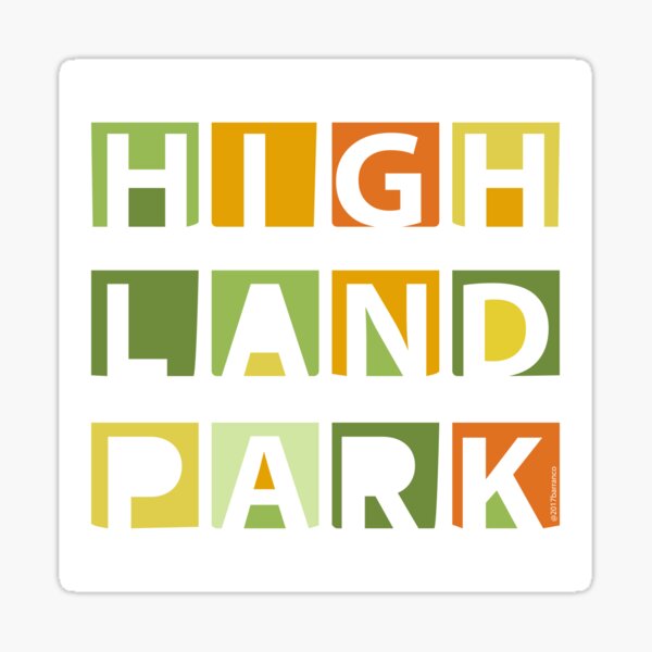 "Highland Park Los Angeles York Park" Sticker for Sale by brashful ...