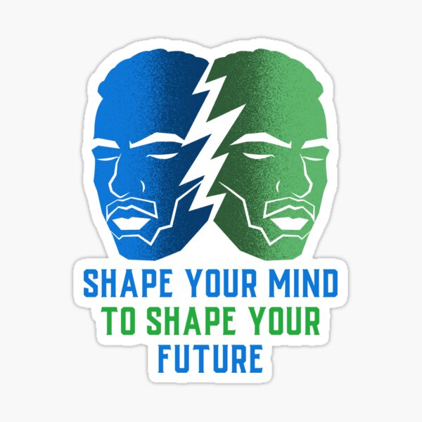 "Shape your mind" Sticker for Sale by ART-Homes | Redbubble