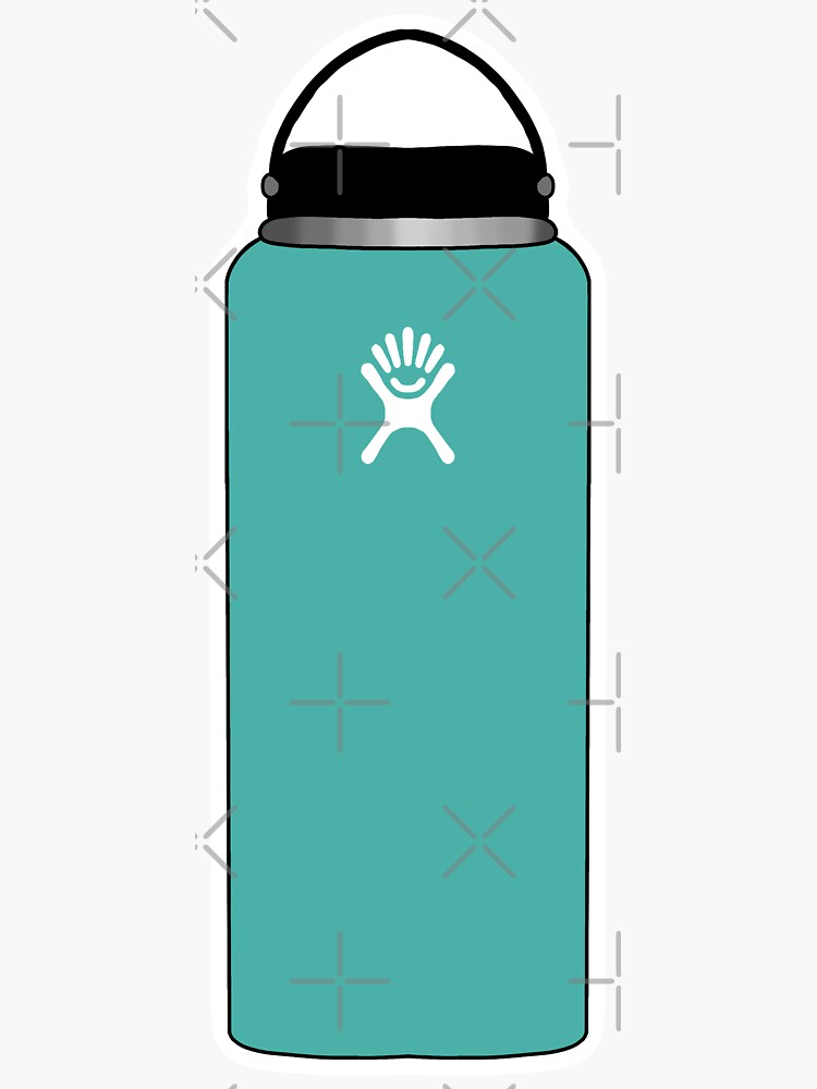 "Cyan Hydro Flask" Sticker by AllureCeleste | Redbubble