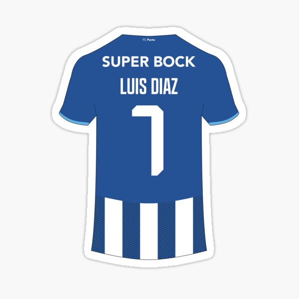 "Luis Diaz - FC Porto Home Kit" Sticker by OnTargetSports | Redbubble