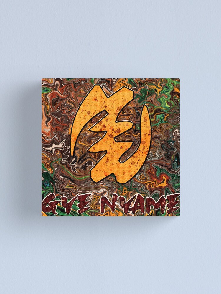 "Adinkra symbol Gye Nyame painting, Omnipotence of God ancient African ...