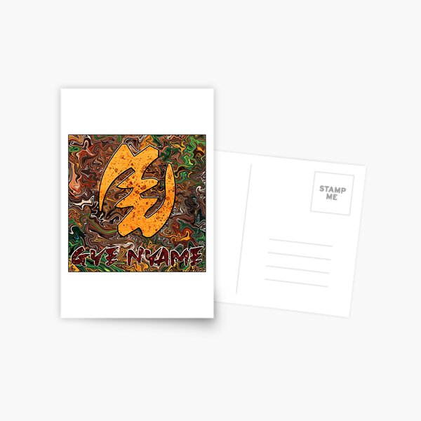 "Adinkra symbol Gye Nyame painting, Omnipotence of God ancient African ...