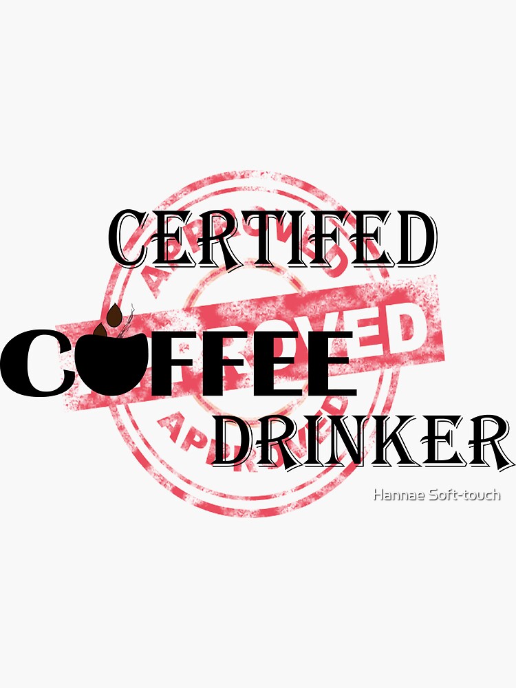 "Coffee addiction" Sticker by 1T-shirtLovers | Redbubble