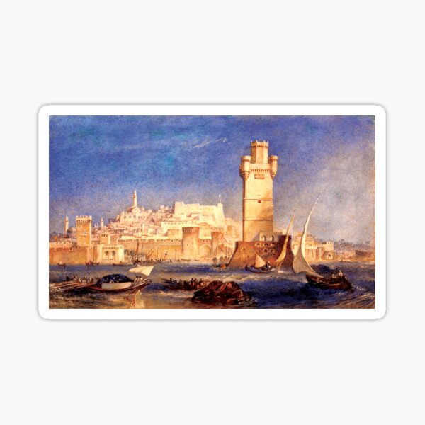 "Rhodes" Sticker by geraldo-r2 | Redbubble