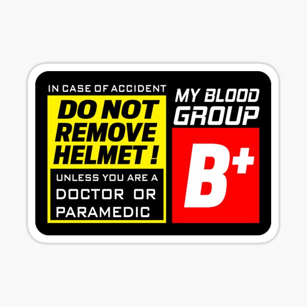 "Blood Group Sticker B+" Sticker by hech011 | Redbubble