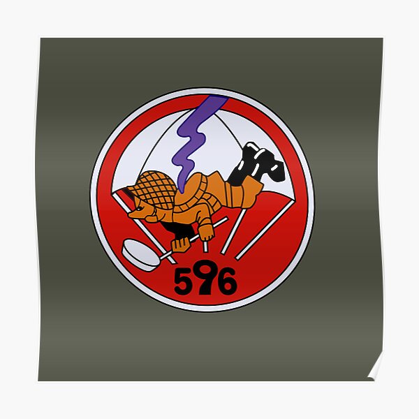 "596th Parachute Combat Engineer Company (US Army - Historical)" Poster ...