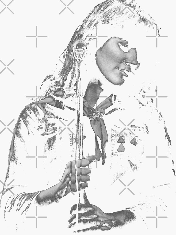 "Girl singer light opera face art" Sticker by Azevedo7361 | Redbubble