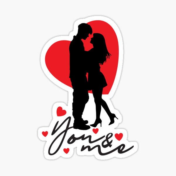 "Hugging couple" Sticker by Concept-Hub | Redbubble
