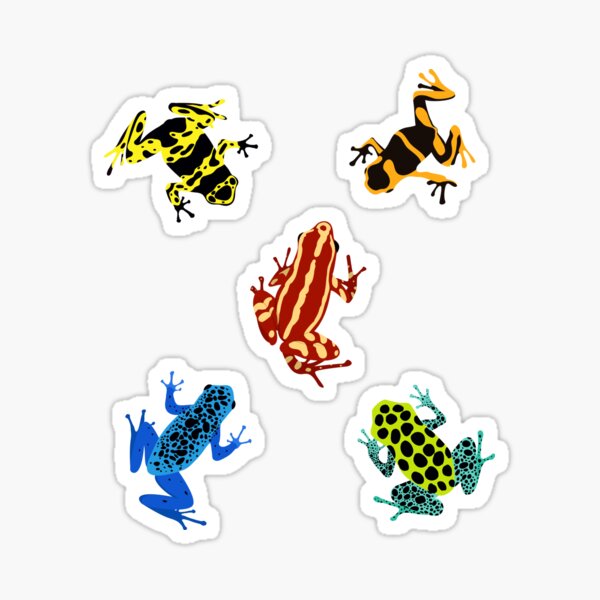 "Frogs" Sticker by CivisPatterns | Redbubble