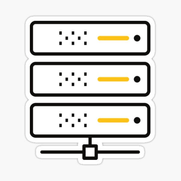 "Server" Sticker for Sale by ClassyGeek1 | Redbubble