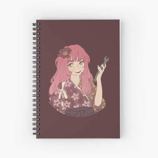 "Mei Hatsume (BNHA Traditional Japan)" Spiral Notebook by Morkerav ...