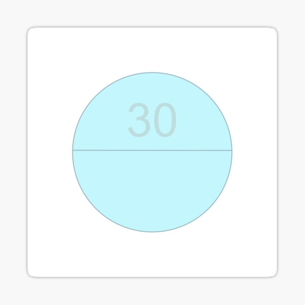 "Perc 30 Cartoon" Sticker for Sale by HeavyPush | Redbubble