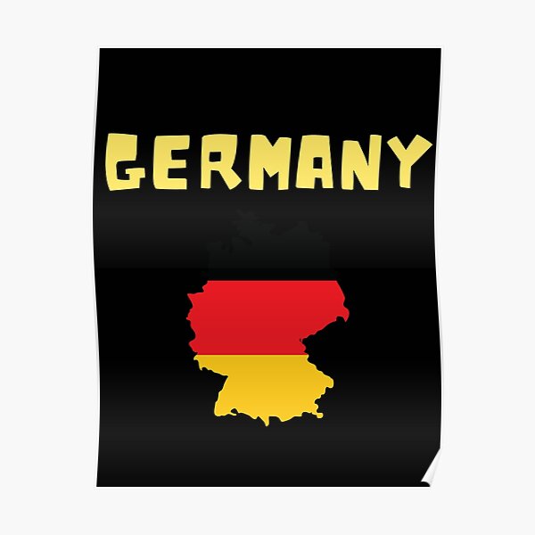 "Germany german flag " Poster for Sale by sapj27 | Redbubble