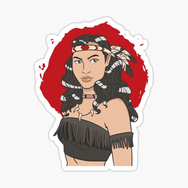 "Indigenous Woman - Native American Woman" Sticker for Sale by ...