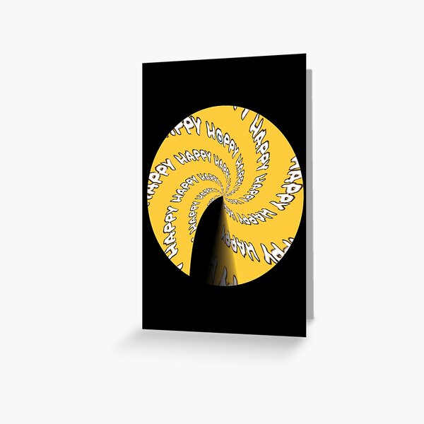"Happy - happy twirled 3D yellow - black with a smiley face - smile ...
