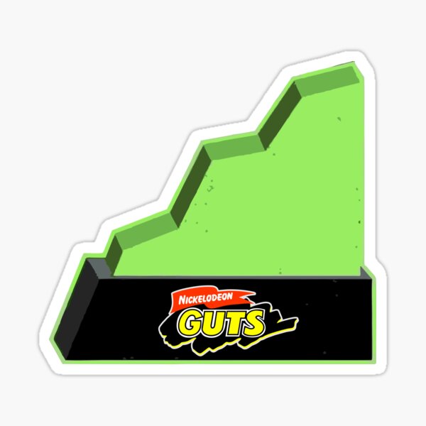 "NICKELODEON GUTS" Sticker for Sale by NevaJohns | Redbubble