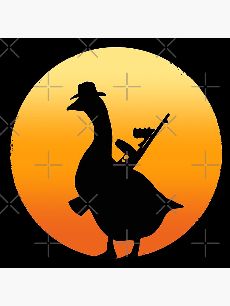 "Gangster goose" Poster for Sale by Chiretto | Redbubble