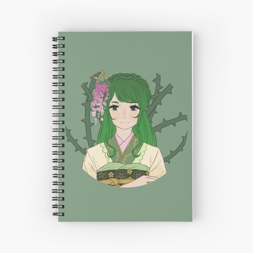 "Ibara Shiozaki (BNHA Traditional Japan)" Spiral Notebook by Morkerav ...