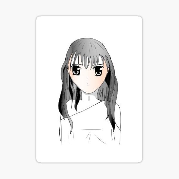 "Shy" Sticker by Nana-O | Redbubble