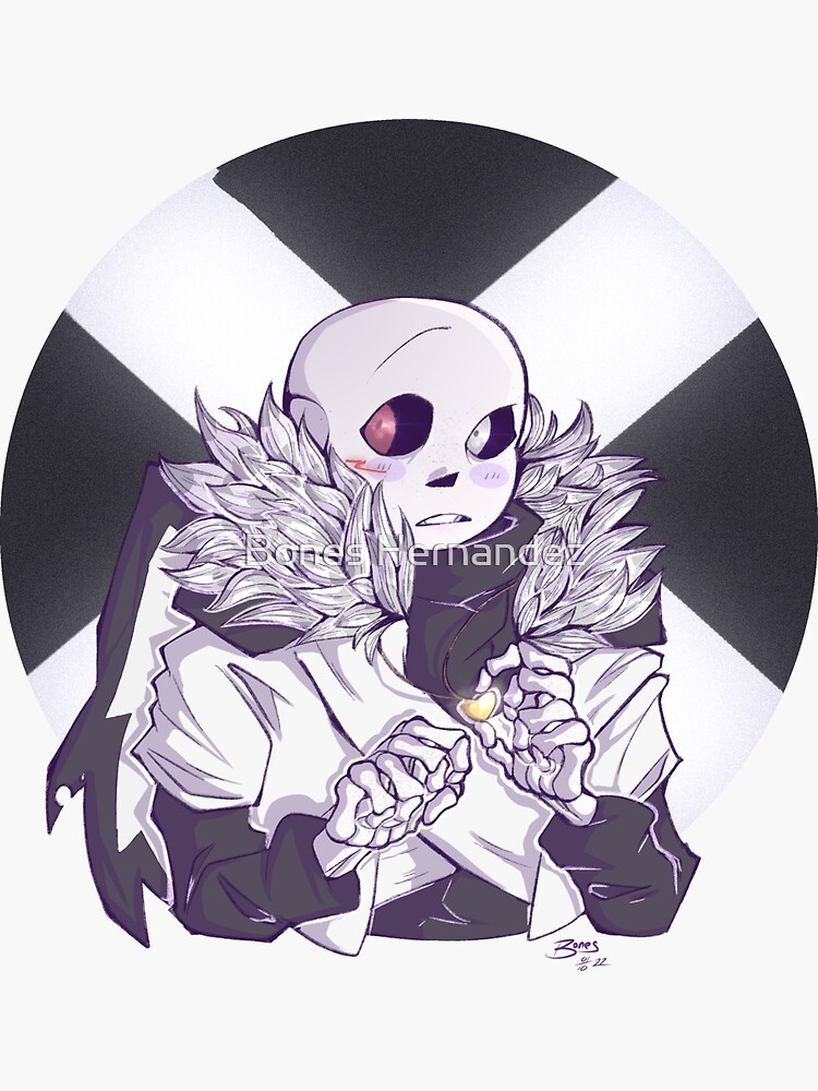 "Cross Sans Design " Sticker for Sale by spoopyone08 | Redbubble
