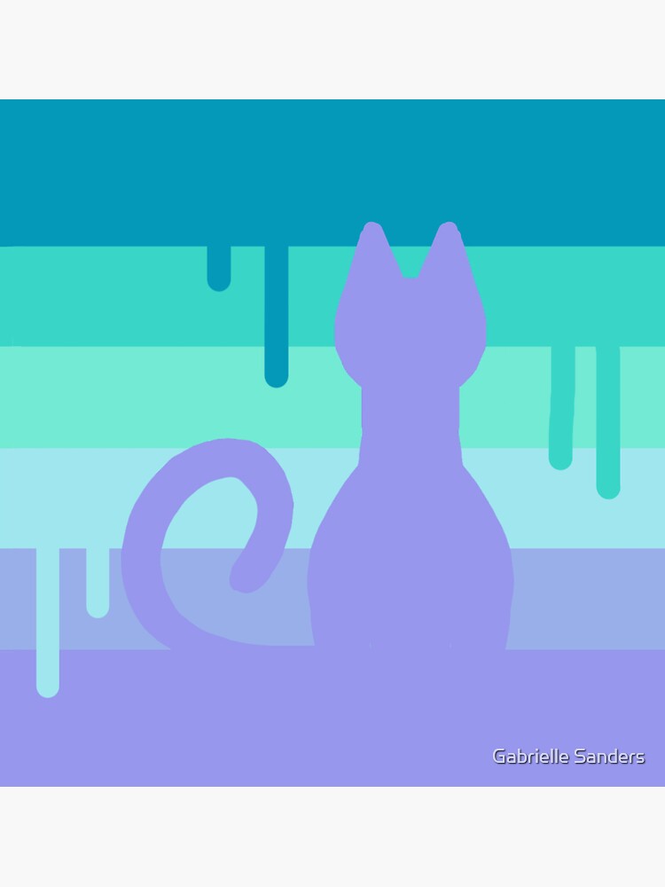 "Neptunic Pride cat design " Sticker for Sale by Gabrielle12S | Redbubble