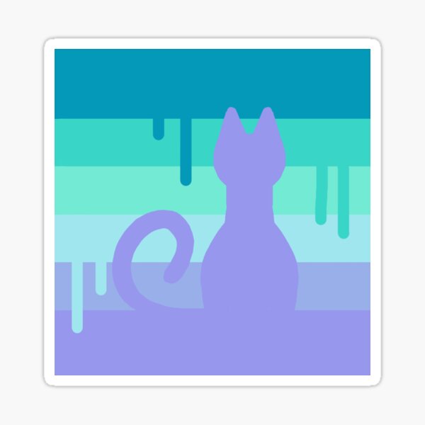 "Neptunic Pride cat design " Sticker for Sale by Gabrielle12S | Redbubble
