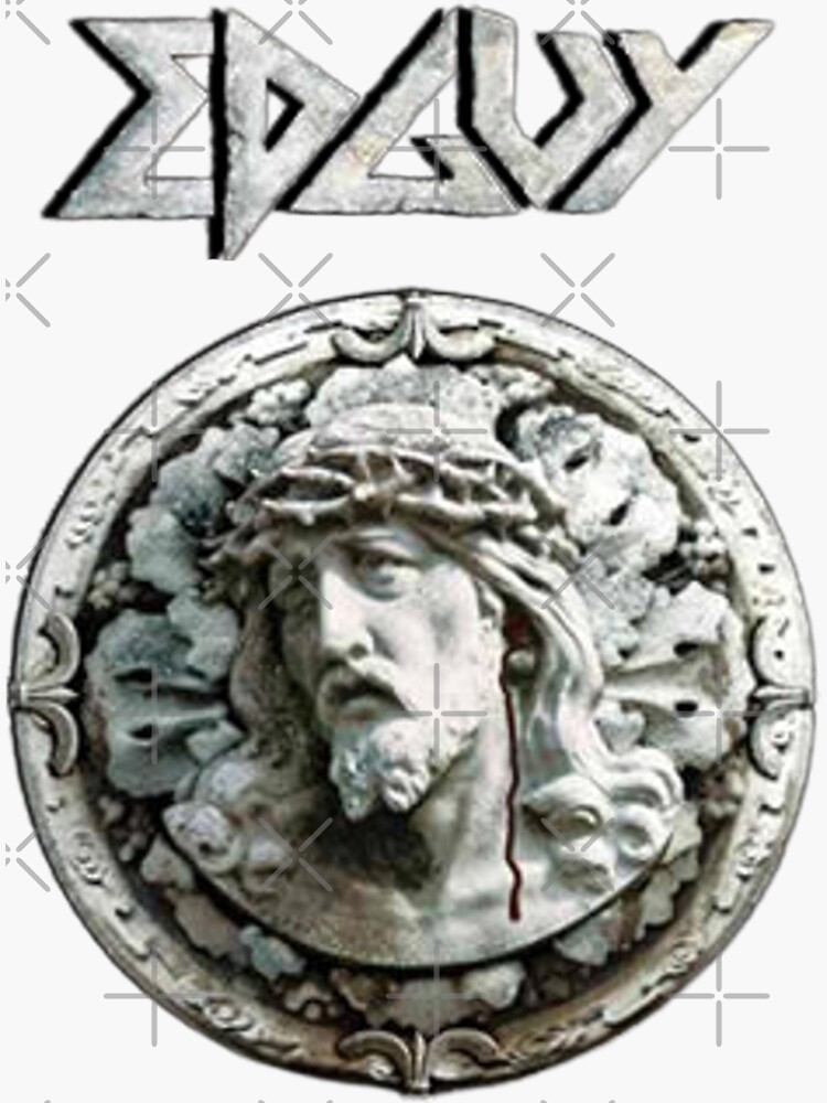 "Edguy Logo Disco: (Tinnitus Sanctus)" Sticker for Sale by feria-e ...