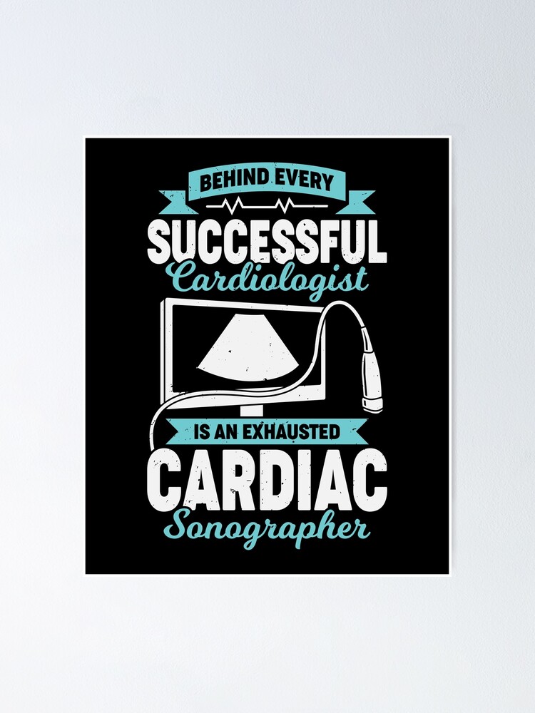 "Cardiac Sonographer Gift" Poster for Sale by Marcid95 | Redbubble