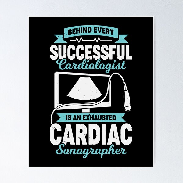 "Cardiac Sonographer Gift" Poster for Sale by Marcid95 | Redbubble