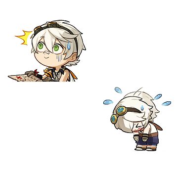 "Bennett Genshin Impact Chibi" Sticker for Sale by milkqtea | Redbubble