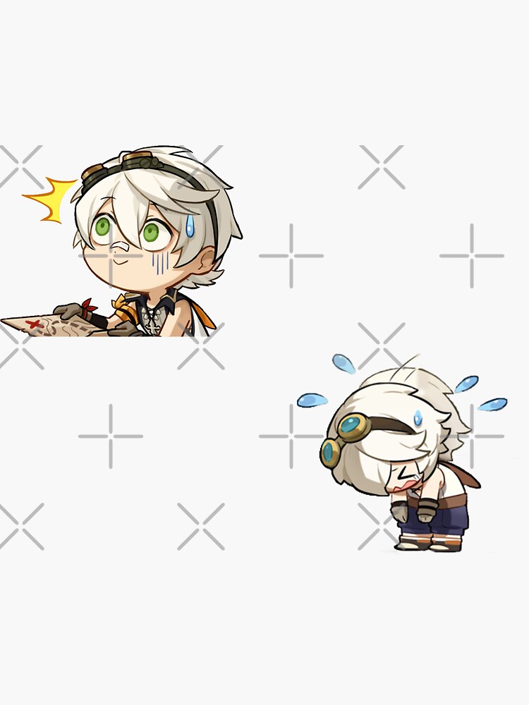 "Bennett Genshin Impact Chibi" Sticker for Sale by milkqtea | Redbubble