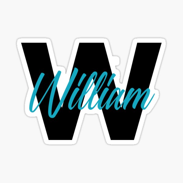 "William" Sticker by Steatoda | Redbubble