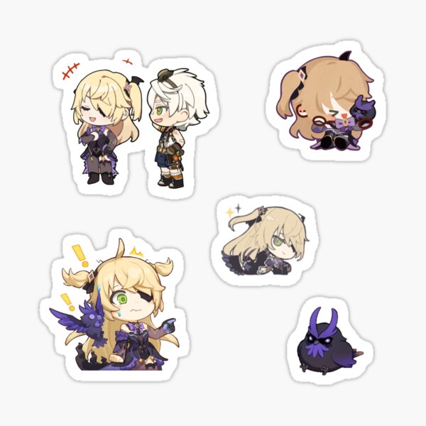 "Fischl Genshin Impact Chibi" Sticker for Sale by milkqtea | Redbubble