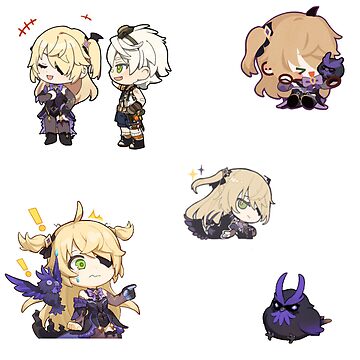 "Fischl Genshin Impact Chibi" Sticker for Sale by milkqtea | Redbubble